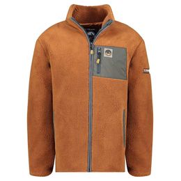 Geographical Norway Fleecejacke "Urock" in Hellbraun - 65% | Gr&ouml;&szlig;e L | Herren-pullover-sport