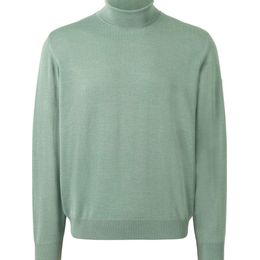 Maerz Muenchen Wollrollkragenpullover in Mint - 61% | Gr&ouml;&szlig;e 50 | Herren-plussize