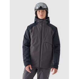 4F Ski-/Snowboardjacke in Grau/ Anthrazit - 64% | Gr&ouml;&szlig;e L | Herren-outdoorjacken