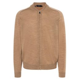 Maerz Muenchen Wollcardigan in Camel - 31% | Gr&ouml;&szlig;e 52 | Herren-pullover-cardigans