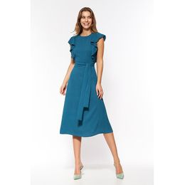 Nife Kleid in Petrol - 77% | Gr&ouml;&szlig;e 40 | Damen-kleider