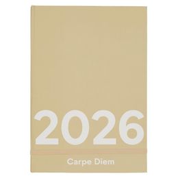 Design Letters Kalender "2026" in Beige - (L)21 x (B)14,8 cm - 10% | Buero-schulbedarf