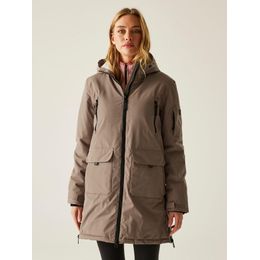 Regatta Winterjacke "Gwynn" in Taupe - 72% | Gr&ouml;&szlig;e 38 | Damenjacken
