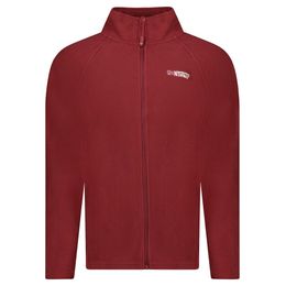 Geographical Norway Fleecejacke "Tug" in Bordeaux - 55% | Größe 3XL | Herren-pullover-sport