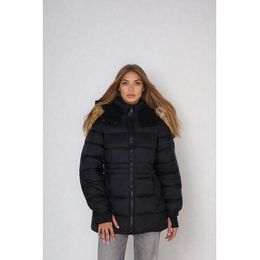 Steve Madden Winterjacke in Schwarz - 68% | Gr&ouml;&szlig;e XL | Damenjacken