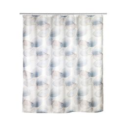 Wenko Anti-Schimmel-Duschvorhang "Navan" in Beige/ Blau - (L)200 x (B)180 cm - 54% | Badtextilien