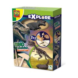 SES 2-in-1 Dino und Skeletten ausgraben "T-rex" - ab 5 Jahren - 16% | Experimentieren-spielzeug