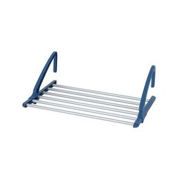Wenko Balkon-Wäschetrockner in Blau/ Silber - (B)106 x (H)21 x (T)37,5 cm - 40% | Weitere-haushaltshelfer