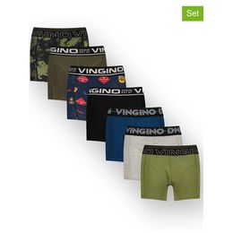 Vingino 7er-Set: Boxershorts in Bunt - 45% | Gr&ouml;&szlig;e 170/176 | Kinder-waesche
