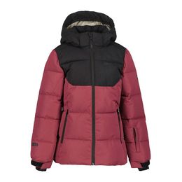 Icepeak Ski-/ Snowboardjacke "Loris" in Bordeaux/ Schwarz - 47% | Gr&ouml;&szlig;e 140 | Kinder-outdoor-jacken