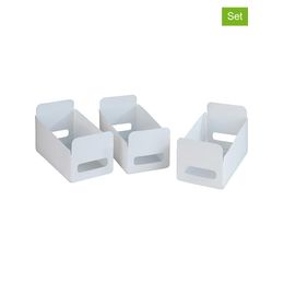 Wenko 3er-Set: Aufbewahrungsboxen in Weiß - (B)30 x (H)18 x (T)15 cm - 41% | Kisten-koerbe