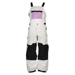 Quiksilver Quicksilver Ski-/ Snowboardhose "Fly High Bib" in Creme/ Schwarz/ Lila - 66% | Gr&ouml;&szlig;e M | Herren-outdoorhosen