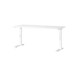 Germania Schreibtisch "7911" in Weiß - (B)160 x (H)91 x (T)80 cm - 63% | Tische
