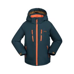 Kamik Winterjacke "Hux" in Petrol/ Orange - 52% | Gr&ouml;&szlig;e 98 | Kinderjacken