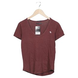 Abercrombie & Fitch Abercrombie & Fitch T-Shirt Damen Gr&ouml;&szlig;e S Second Hand bordeaux