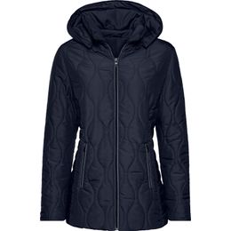 Damen Steppjacke mit kontrastreichen Akzenten marine, Gr&ouml;&szlig;e 40