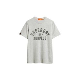 Superdry T-Shirt 'Surplus' Herren Größe XXL dunkelgrau / graumeliert