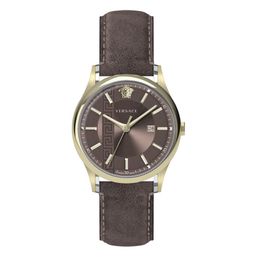 Versace Analog Watch male Brown size One Size