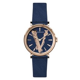 Versace Analog Watch 'Virtus' female Blue size One Size