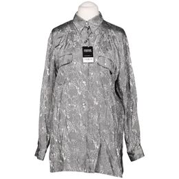 Madeleine Mode MADELEINE Bluse Damen Gr&ouml;&szlig;e XL Second Hand silber