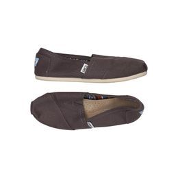 Toms Shoes TOMS Halbschuh Damen Gr&ouml;&szlig;e 38 Second Hand grau