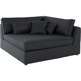 OTTO home Sofa-Eckelement &raquo;Enid&laquo; Teil eines Modulsofas, fester Sitzkomfort, auch in Breitcord grau Baumwollmix (60% Baumwolle/40% Leinen);Struktur 