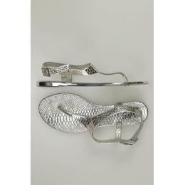 Buffalo London Sandalen Damen Gr&ouml;&szlig;e 40 Second Hand silber