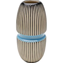 KARE DESIGN Tischvase &raquo;Vase Calabria Blau 31cm&laquo; blau