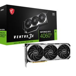 MSI Grafikkarte »GeForce RTX 4060 Ti VENTUS 3X 8G OC« ohne Farbbezeichnung