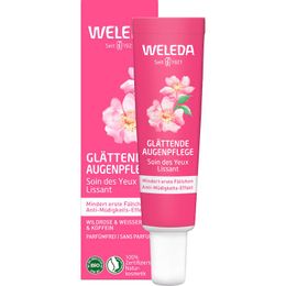 Weleda Gesichtspflege »Glättende Augenpflege Wildrose & Weisser Tee« 12ml Verringert Augenringe