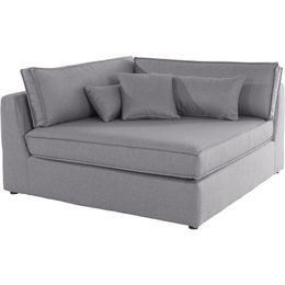 OTTO home Sofa-Eckelement &raquo;Enid&laquo; Teil eines Modulsofas, fester Sitzkomfort, auch in Breitcord grau Baumwollmix (60% Baumwolle/40% Leinen);Struktur 