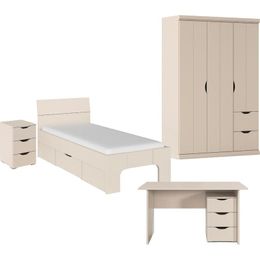 Rauch Jugendzimmer-Set »Kinderzimmer Komplettzimmer Schlafzimmer-Set (4-tlg.) MARLENE« Set, in 3 verschiedenen Ausstattungen BASIC/CLASSIC/PREMIUM,...