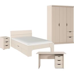 Rauch Jugendzimmer-Set »Kinderzimmer Komplettzimmer Schlafzimmer-Set (4-tlg.) MARLENE« Set, in 3 verschiedenen Ausstattungen BASIC/CLASSIC/PREMIUM,...