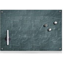 zeller PRESENT Magnettafel »Stonewall« Memoboard, aus Glas, Stein Motiv grau