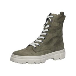 Paul Green Schn&uuml;rstiefelette &raquo;Stiefelette Nubukleder&laquo; Oliv 43 43 Verschluss: Schn&uuml;rung