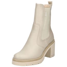 Nero Giardini High-Heel-Stiefelette &raquo;Stiefelette Leder/Textil&laquo; Beige 36 36 Verschluss: Schlupfschuh