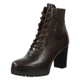 Nero Giardini High-Heel-Stiefelette &raquo;Stiefelette Leder/Textil&laquo; Moro 37 37 Verschluss: Schn&uuml;rung