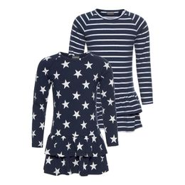 Kidsworld M&auml;dchen Kidsworld Jerseykleid &raquo;, 2er Pack f&uuml;r kleine M&auml;dchen&laquo; Packung, 2, 2 Stk. tlg. festliche Anl&auml;sse, kniefrei, verspielt, aus Jersey, 