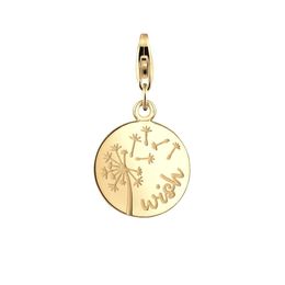 NENALINA Charm 'Blume Wordings' Damen Gr&ouml;&szlig;e One Size gold