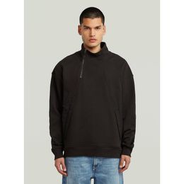 G-Star Raw G-Star Herren G-STAR Longpullover &raquo;Fabric Mix Half Zip Sweater&laquo; XS