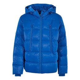 Urban Classics Allwetterjacke &raquo;Herren Shark Skin Puffer Jacket&laquo; 1 Stk. tlg. mit Kapuze royal M M KLARES DESIGN: Minimalistisch und vielseitig...