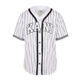 Karl Kani Langarmhemd »Herren KM221-115-2 Serif Pinstripe Baseball Shirt«, 1 Stk. white XXL - US-Größen US-Größen XXL KOMFORT OHNE GRENZEN:...