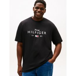 Tommy Hilfiger Big & Tall TOMMY HILFIGER BIG & TALL T-Shirt »BT-BRAND LOVE BIG HILFIGER« Black 4XL 4XL Rundhalsshirt von Tommy Hilfiger Big & Tall