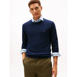 Tommy Hilfiger Rundhalspullover &raquo;SEASONAL STRUCTURE&laquo; Dark Night Navy XXL XXL Strickpullover von Tommy Hilfiger