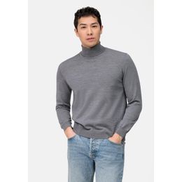 OLYMP Strickpullover &raquo;Casual Strick&laquo; Silbergrau M M Bequeme Passform