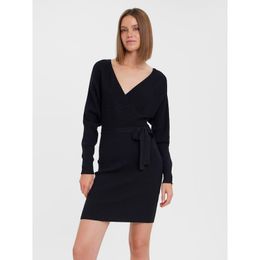 V&eacute;ro Moda Vero Moda Damen Strickkleid &raquo;VMHOLLYREM LS V-NECK DRESS GA NOOS&laquo; schwarz XL, N-Gr
