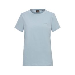 BOSS Orange T-Shirt »Esogo Premium Damenmode« mit Logo hellblau XS XS T-Shirt von BOSS Orange Womenswear