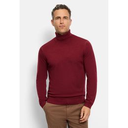 OLYMP Strickpullover &raquo;Casual Strick&laquo; Dunkelrot L L Bequeme Passform
