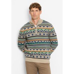 OLYMP Strickpullover &raquo;Casual Strick&laquo; Natur L L Bequeme Passform