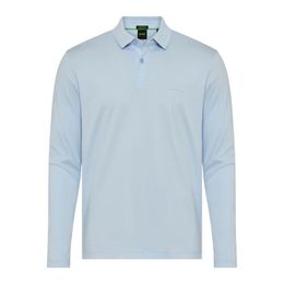 BOSS Green Langarm-Poloshirt &raquo;Pirol&laquo; Open Blue460 XL XL Poloshirt von BOSS Green Menswear